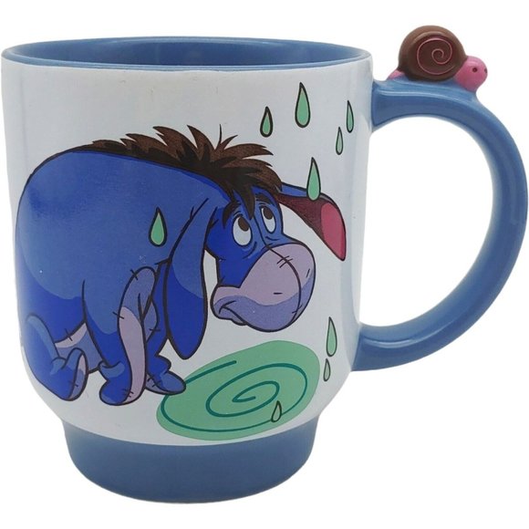 Disney | Dining | Disney Winnie The Pooh Eeyore Coffee Mug 2oz Blue ...